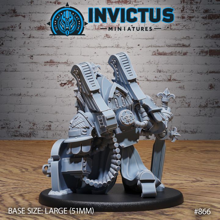 3D Printable Lady Inquisitor Defeat / Holy Space Warrior / Galactic Soldier / Heavenly Cosmic ...